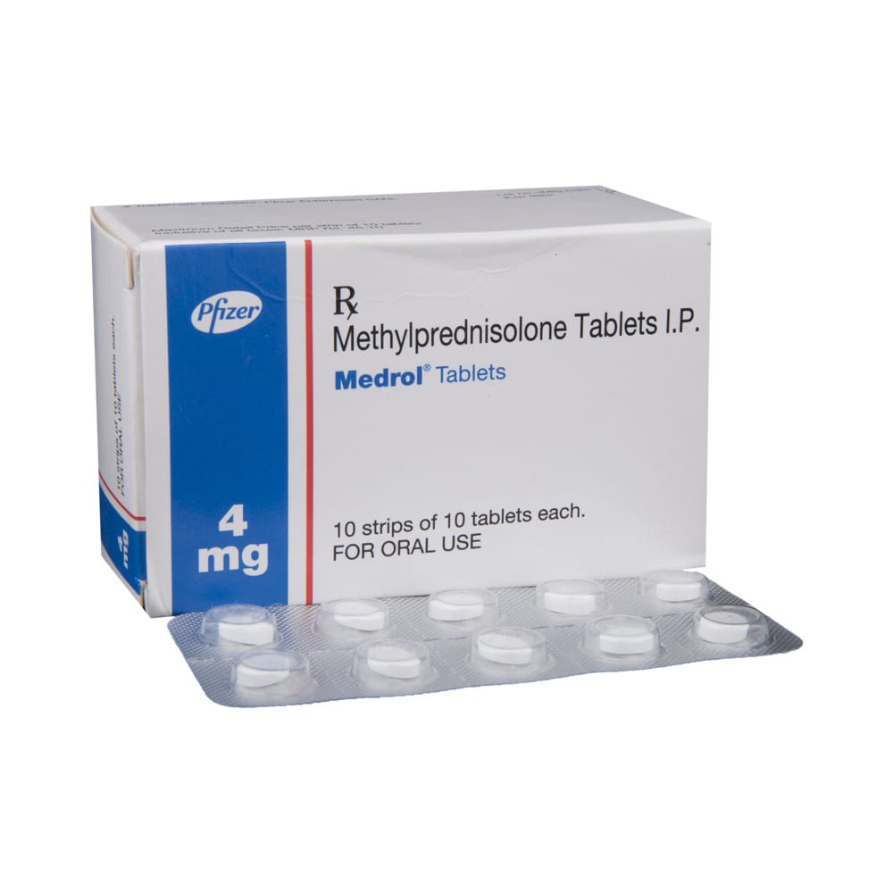 Shop Medrol 4mg Tablet-10 tablets | Medzme