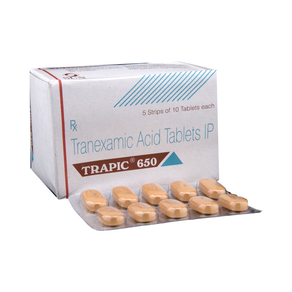 Order Tranexamic Acid (650mg) - Pack of 10 Tablets online